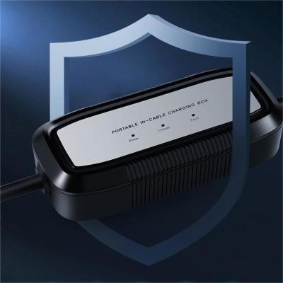 China Portable Home Ev Charger 5m Cable 110-240V Input Low Consumption for sale