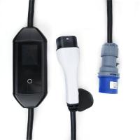 China AC230V Portable Electric Car Charger 16A European Standard Plug for sale