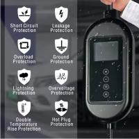 China 7KW Portable EV Charger 32A 110V-240V with LED Indicators for sale