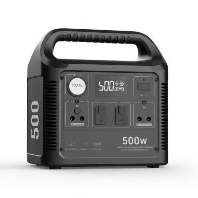 China 500W Portable Power Station with Solar Charge Time 7-8 Hours, 96W In Car Charging, and LCD Screen for sale