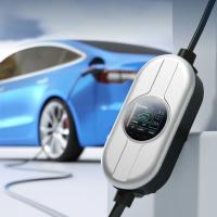 China Portable EV Car Charger Lightweight Portable Design with 5 Meter Cable and Durable Construction for Outdoor Charging for sale