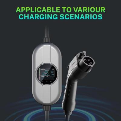 China Portable EV Car Charger Designed to Minimize Energy Waste with Less Than Three Watts Standby Power Consumption for Operation for sale