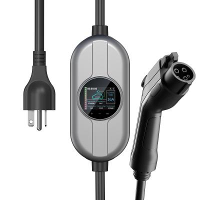 China Portable EV Car Charger Supports Nearly All Mainstream Commuter EVs Dual Plug Schuko and NEMA 520P Perfect for Urban and Everyday for sale
