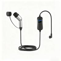 China Portable EV Car Charger Featuring 1.3 Inch LCD Display and Adjustable Current from 8A to 40A for Flexible Charging Needs for sale