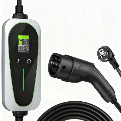 China Portable EV Car Charger with Waterproof Design and Long Cable Length Suitable for Indoor Outdoor Charging Applications for sale