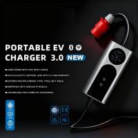 China Portable EV Car Charger ideal for road trips camping and emergency charging supports multiple plug types and adjustable output power for sale