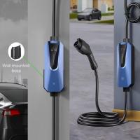 China Portable EV Car Charger Featuring Over Current Over Voltage Leakage and Lightning Surge Protections for Enhanced Safety for sale