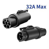 China EV Charger Adapter TYPE2 J1772 with Robust Power Output 8kW 250VAC 32A Max Current and Wide Operating Temperature Range for Charging for sale