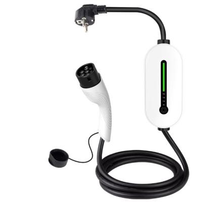 China Portable EV Car Charger with 16A 220V Output Compatible with Type 2 Electric Vehicles for On the Go Charging Solutions for sale