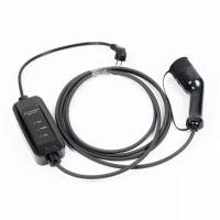China Portable EV Car Charger Supporting All Major Electric Vehicle Brands with Universal SAE J1772 and IEC 62196 Connectors for sale