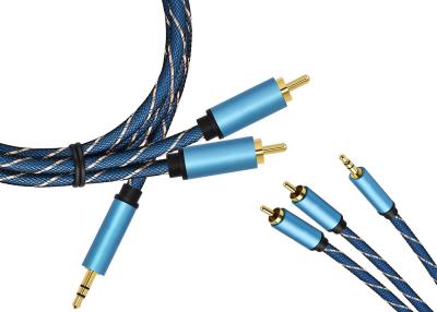 China 3.5/2 RCA Gold Plated Extension Cable for sale