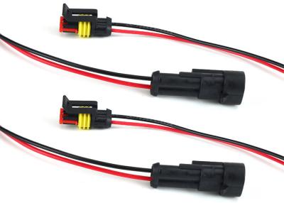China 18 Awg Car To Plug Waterproof 140mm Cable Wiring Harness for sale