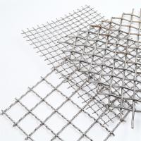 China Stainless Steel Plain Weave Expanded Mesh Square Grid Customizable Sieving Mesh for sale