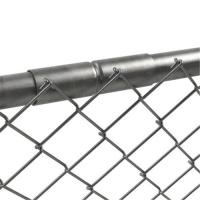 China Multipurpose  6 Ft Galvanized Fencing Metal Chain Link Fence High Strength for sale