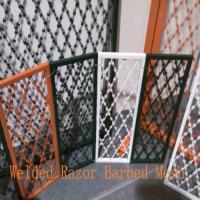 China BTO-10 BTO-12 Hot Dip Galvanized Barbed Razor Wire with 2.5mm Wire Diameter for Anti Climb Security for sale