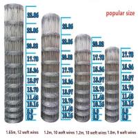 China 1.2 Meter Height Galvanized Farm Wire Mesh Fence - Erosion Resistant Field Fence for Grassland for sale