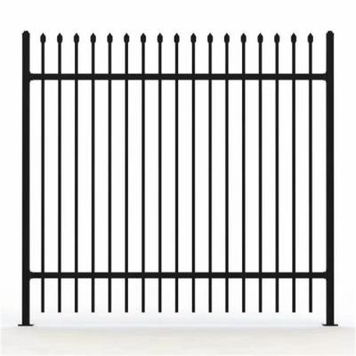 China 6ft X 8ft Galvanized Steel Picket Fence picket metal fence 1.5x2.0m rustproof for sale