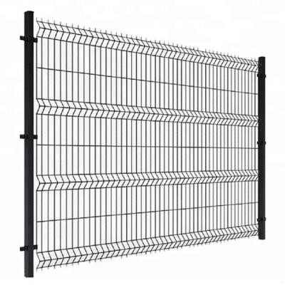 China 50x200mm Mesh 3D Curved Fence Triangle Bended 1.83mx2.5m Panel for sale