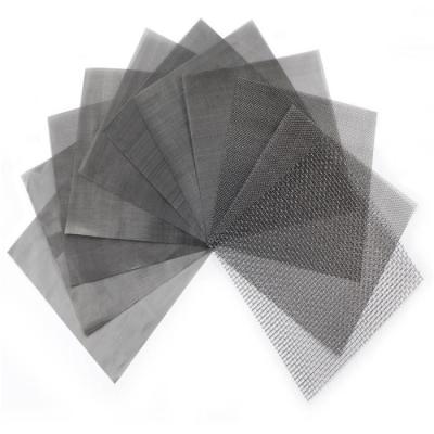 China 2 3 4 5 6 8 10 Mesh Stainless Steel Wire Mesh Screen 316 304 Stainless Steel Filter Mesh Customized for sale