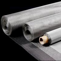 China 316 316l Stainless Steel Woven Wire Mesh Screen 0.154mm Hole Untreatment for sale