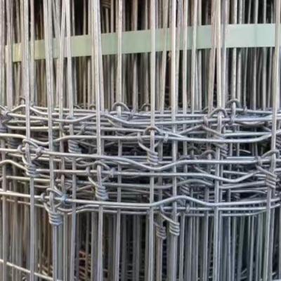 China 50m Roll Galvanized+PVC Coated Farm Fence Made of Low Carbon Steel Wire for Livestock and Field Use for sale