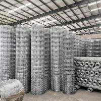 China Fixed Knot Type Galvanized Farm Wire Mesh Fence BWG8-24 for Livestock Protection for sale