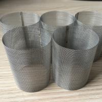 China 0.35-0.5mm Thickness Anti Corrosion Stainless Steel Filter Tube with 99% Filter Rating for sale