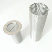 China 80-1000um Rustproof Stainless Steel Filter Tube with 99% Filter Rating for sale