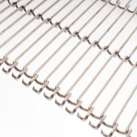 China Flat Flex Wire Mesh 304SS Metal Conveyor Belt Mesh For Bread Baking for sale