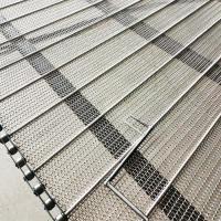 China Food Grade 314 316 Ss Chain Link Conveyor Belt Anti Corrosion for sale
