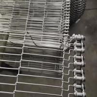 China Customized Size Flat Flex Stainless Steel Conveyor Belt For Food Processing for sale
