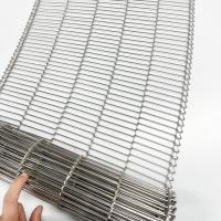 China High Temperature Resistance 1.0mm-3.0mm Wire Flat Flex Stainless Steel Conveyor Belt for Food Processing for sale