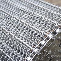 China Customizable High Temperature Resistant Stainless Steel Spiral Wire Mesh Conveyor Belt for Bakery Ovens for sale