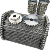 China Customizable High Temperature Resistant Stainless Steel Spiral Wire Mesh Conveyor Belt for Bakery Ovens for sale