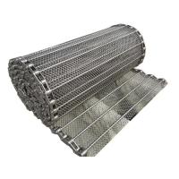 China High Temperature Resistance Stainless Steel Conveyor Belt with Customized Size for Food Grade Applications for sale