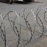 China Razor Barbed Wire Hot-dip Rust-proof Barbed Wire Steel Wire Mesh Wall razor Barbed Wire for sale