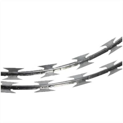 China Hot Sale Galvanized Welded Razor Barbed Wire Mesh Fencing with Cutting Service CE Certified for Prison and Airport Security for sale
