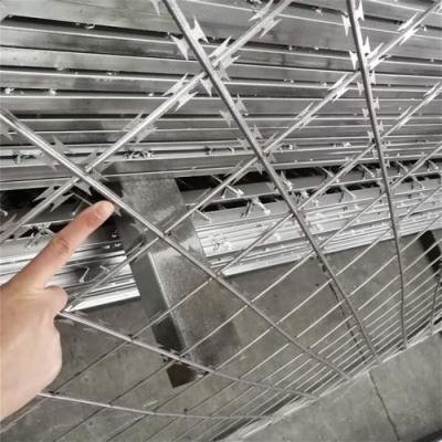 China Iron Wire Mesh Snake Belly Spiral Cross Razor Barbed Wire Coil Hot-dip Galvanized Protective Isolation Gill Mesh for sale