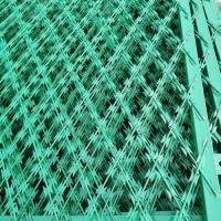 China Hot Dip Galvanized BTO-22 Barbed Razor Wire Mesh with 2.5mm Wire Diameter for Secure Fencing for sale