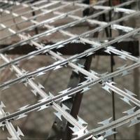 China Stainless Steel 304 Razor Barbed Wire Mesh with Border Security Projects Razor Barbed Wire Mesh for sale