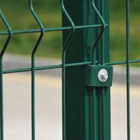 China Yard Link Roll Top Welded Mesh Fencing Pvc Coated Forti V Fold Anti Climbing for sale