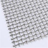 China SS304 Stainless Steel Crimped Wire Mesh Lock Crimp Wire Mesh Plain Weave for sale
