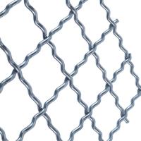 China High Tensile 65Mn Manganese Steel Galvanized Crimped Wire Mesh with Corrosion Resistance and Square Hole for Vibrating Screen for sale