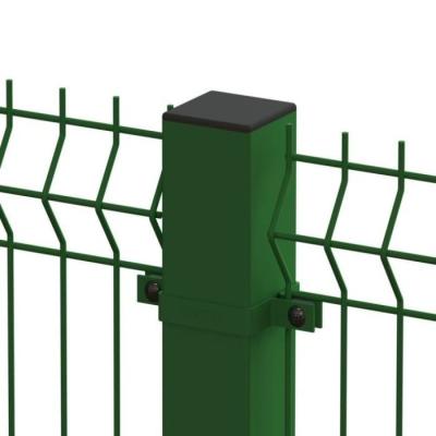 China Galvanized Steel 3D Curved Fence with Corrosion Resistance and Modular Design for Outdoor Security for sale