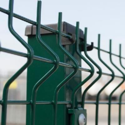 China Eco Friendly Decorative 4mm Wire 3d Curved Fence Panel RAL Colors for sale