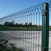 China Vinyl Clad 3d Curved Fence Bending Welded Wire Mesh Fencing 1.5*3m for sale