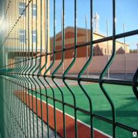 China 3d Fence Commercial Galvanized Steel Pvc Coated 3d Curved Triangle Bending Welded Wire Mesh for sale