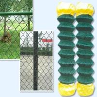 China Hot Dipped Galvanized PVC Chain Link Fence - Corrosion Resistant Diamond Mesh Fence with Customizable Length for sale
