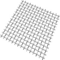 China ISO9001 Certified Galvanized Crimped Wire Mesh with Square Hole for Corrosion Resistant Security Fencing for sale
