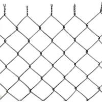 China Hot Dipped Galvanized PVC Chain Link Fence - Corrosion Resistant Diamond Mesh Fence with Customizable Length for sale